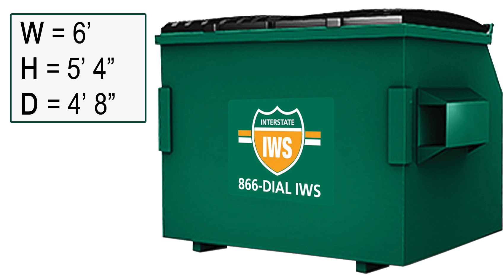 IWS-4Yard-Front-Load-Container | Interstate Waste Services